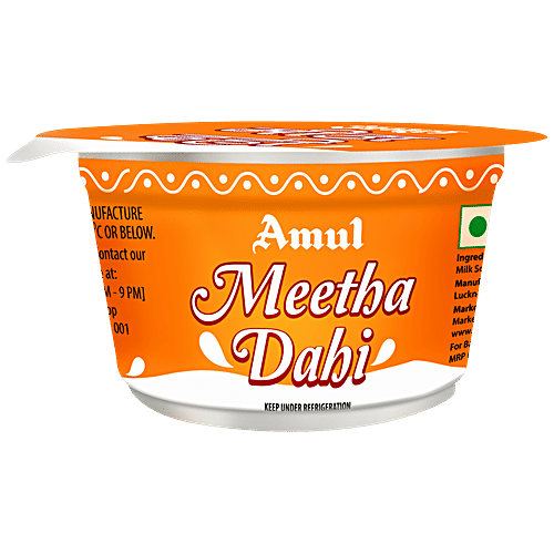 Buy Amul Meetha Dahi Online at Best Price of Rs 22 - bigbasket