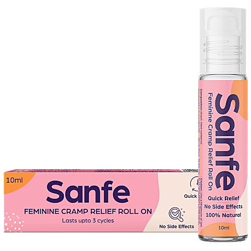 Buy Sanfe Feminine Cramp Relief Roll On - Reduces Period Pain Online at ...