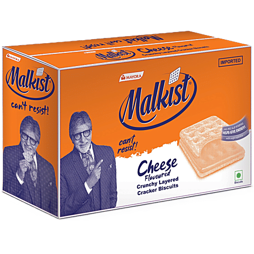 Buy Malkist Cheese Flavoured Cracker Biscuits Single Online at Best ...