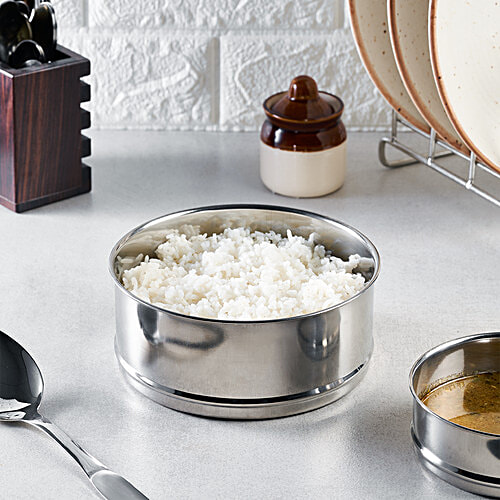 Buy BB Home Stainless Steel Cooker/Dabba Separator - Deep, For 3L ...