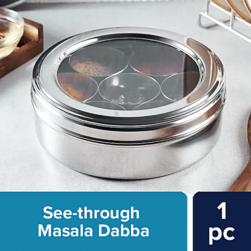 Buy bb home Spice Container/Masala Dabba - No.12, Stainless Steel ...