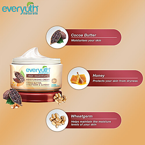 Buy Everyuth Naturals Skin Essentials Moisturising Cream With Cocoa ...