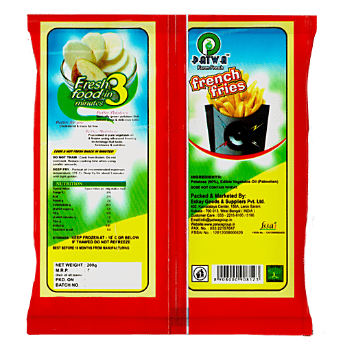 Buy Patwa Farm Fresh French Fries Online at Best Price of Rs 45 - bigbasket
