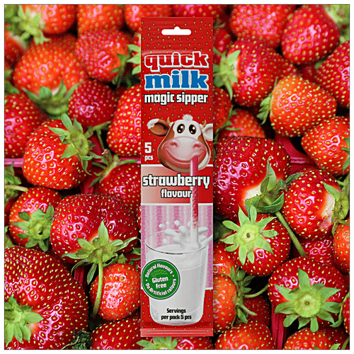 Buy Quick Milk Magic Sipper - Strawberry Flavour Online at Best Price ...