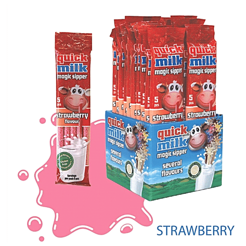 Buy Quick Milk Magic Sipper - Strawberry Flavour Online at Best Price ...