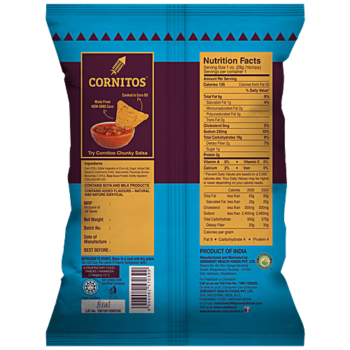 Buy Cornitos Nacho Crisps - Barbeque Online at Best Price of Rs 20 ...