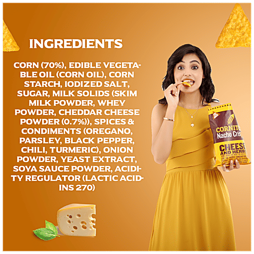 Buy Cornitos Cheese & Herbs Nacho Chips Online at Best Price of Rs 20 ...