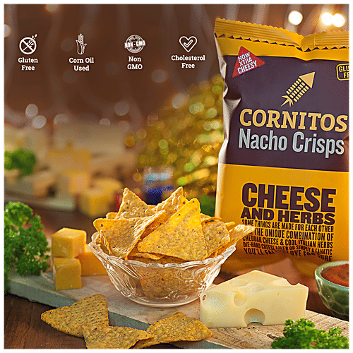 Buy Cornitos Cheese & Herbs Nacho Chips Online at Best Price of Rs 20 ...