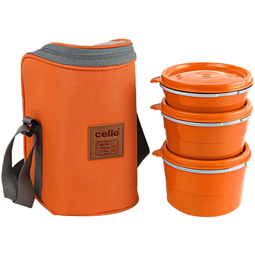 Buy Cello Max Fresh Thermoware Hot Wave Lunch Box/Tiffin Box - Inner ...