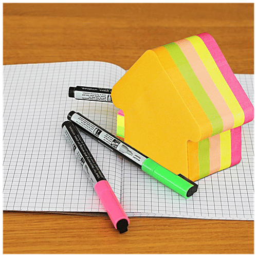 Buy DP Multicoloured Sticky Notes - Paper, Assorted Shapes Online at ...