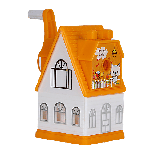Buy suny Orange Pencil Desktop Sharpener - Plastic, House Shaped ...