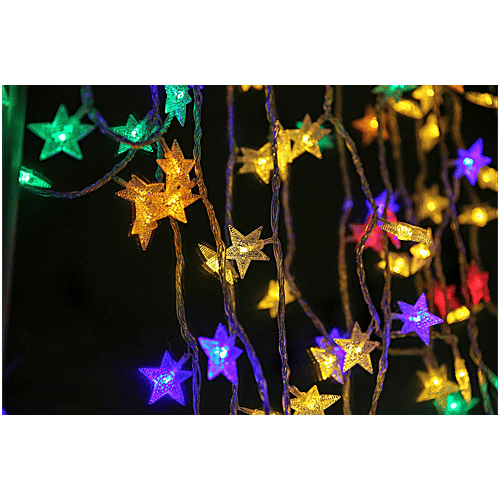 Buy Lexton LED Decorative Party Light - Multicolour, Snowstar String, 7 ...