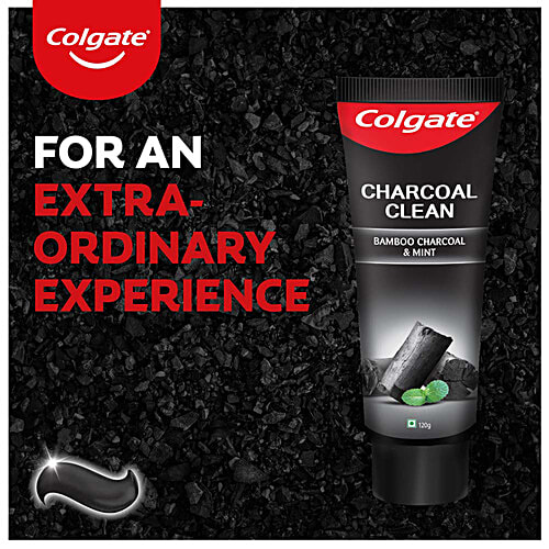 Buy Colgate Charcoal Clean Toothpaste, Black Gel Paste, Bamboo Charcoal ...