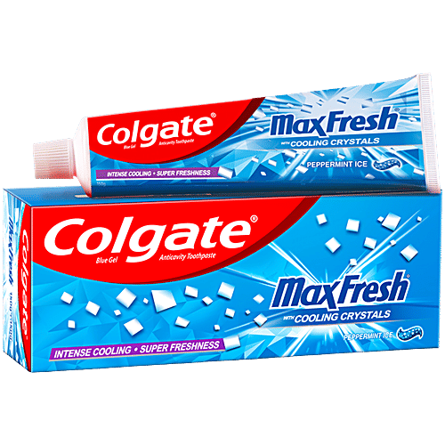 Buy Colgate MaxFresh Toothpaste, Blue Gel Paste with Menthol for Super ...