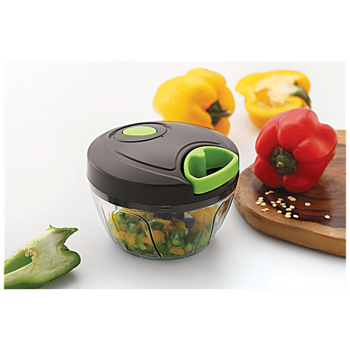 Buy Anjali Vegetable/Fruit Easy Mini Chopper with Lassi Blade - Green ...