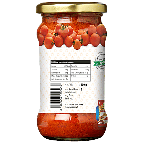 Buy Three Mango Tomato Pickle - With Garlic Online at Best Price ...