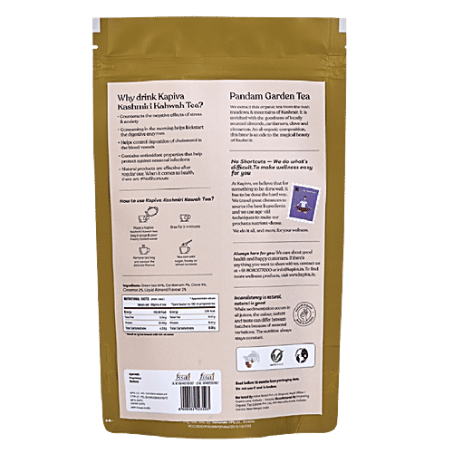 Buy Kapiva Kashmiri Kawah Tea Online at Best Price of Rs 450 - bigbasket