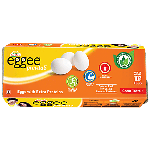 Buy Eggee White Eggs With Extra Protein Online at Best Price of Rs 165 ...