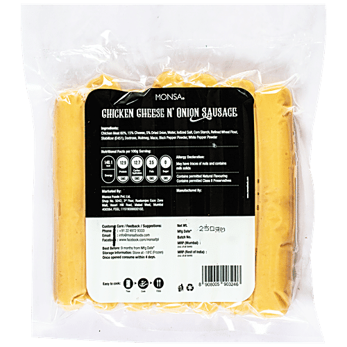 Buy Monsa Chicken Cheese n Onion Sausage Online at Best Price - bigbasket