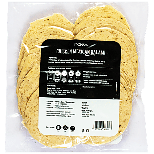 Buy Monsa Chicken Mexican Salami Online at Best Price of Rs 200 - bigbasket
