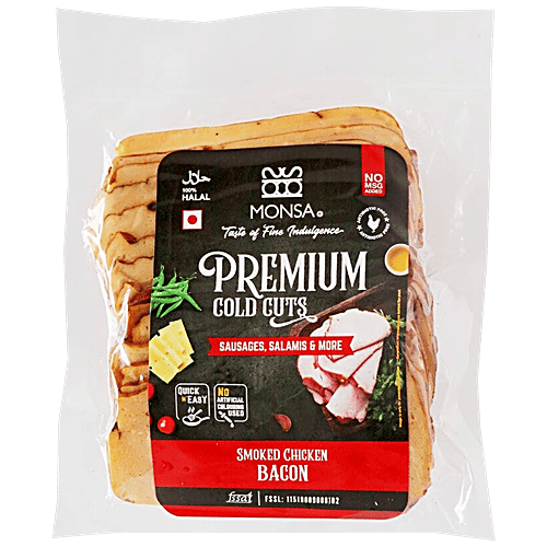 Buy Monsa Smoked Chicken Bacon Online at Best Price of Rs 240 - bigbasket