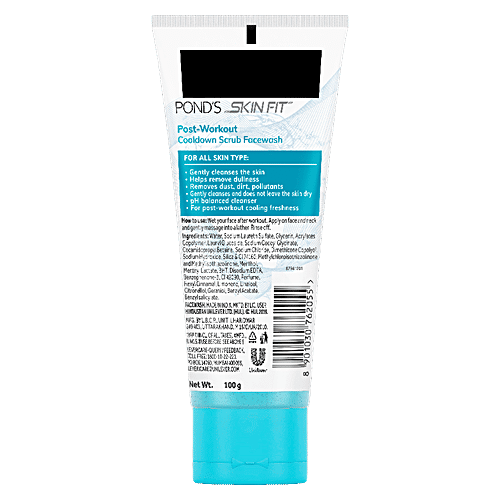 Buy Ponds Skin Fit - Post-Workout Cooldown Scrub Face Wash Online at ...