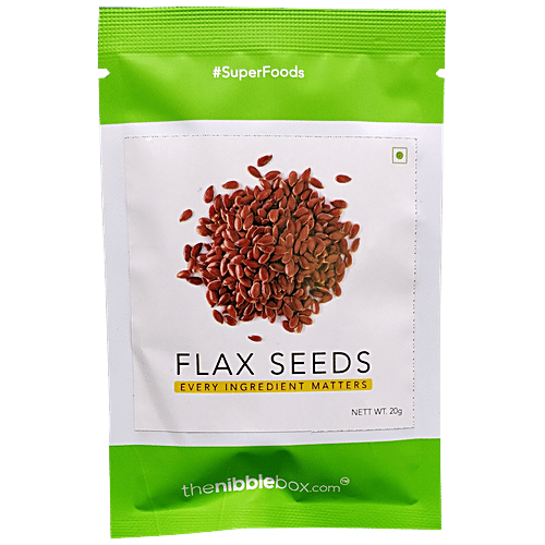 Buy The Nibble Box Flax Seeds Online at Best Price of Rs 15 - bigbasket