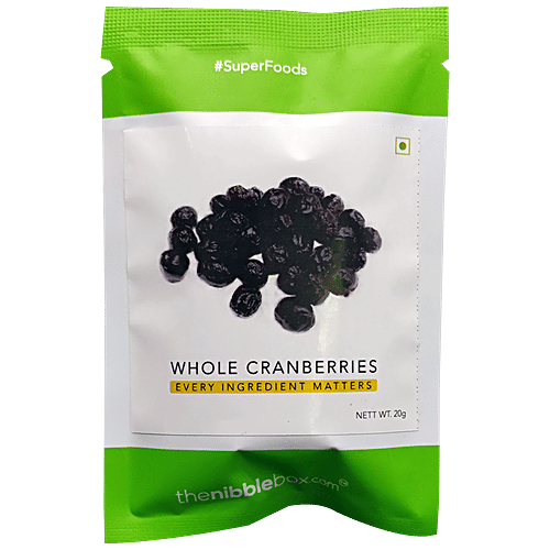 Buy The Nibble Box Whole Cranberries Online at Best Price of Rs 70 ...