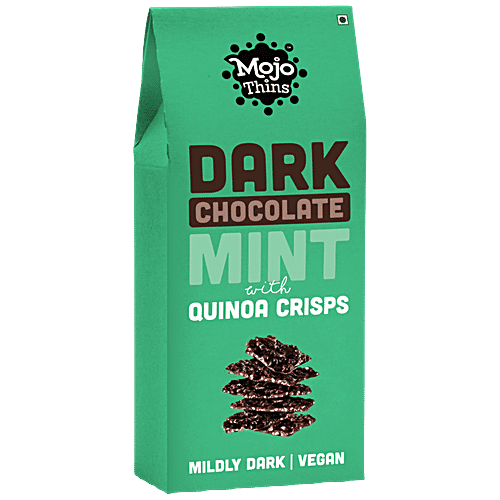 Buy MOJO THINS Dark Chocolate Mint With Quinoa Crisps Online at Best ...