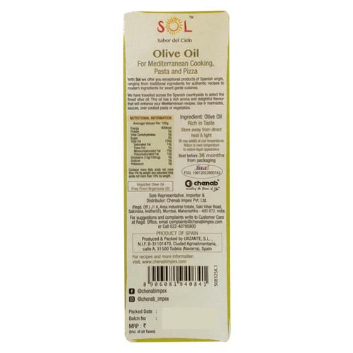 Buy Sol Olive Oil Online at Best Price of Rs 1170 - bigbasket