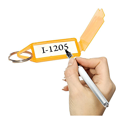 Buy SE7EN Office Key Chain - With Writing Paper Slip Inside, Assorted ...