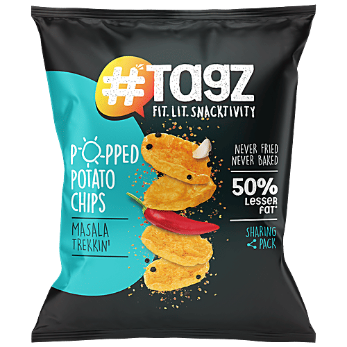 Buy tagz Popped Potato Chips - Masala Trekkin Online at Best Price of ...