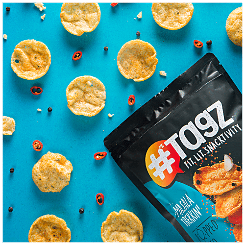 Buy tagz Popped Potato Chips - Masala Trekkin Online at Best Price of ...