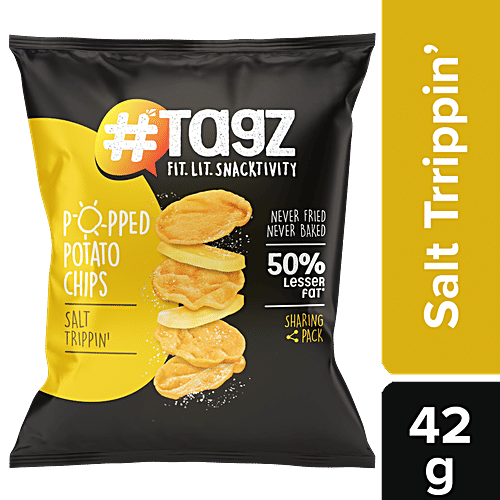 Buy tagz Popped Potato Chips - Salt Trippin Online at Best Price of Rs ...