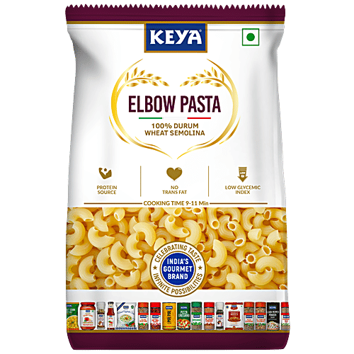 Buy Keya Elbow Pasta - 100% Durum Wheat Semolina Online at Best Price ...