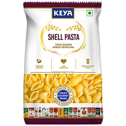 Buy Keya Shell Pasta - 100% Durum Wheat Semolina Online at Best Price ...