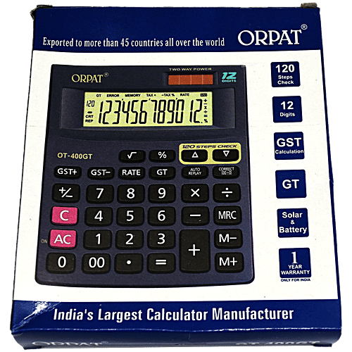 Buy Orpat OT 400GT Calculator Online at Best Price of Rs 379 - bigbasket