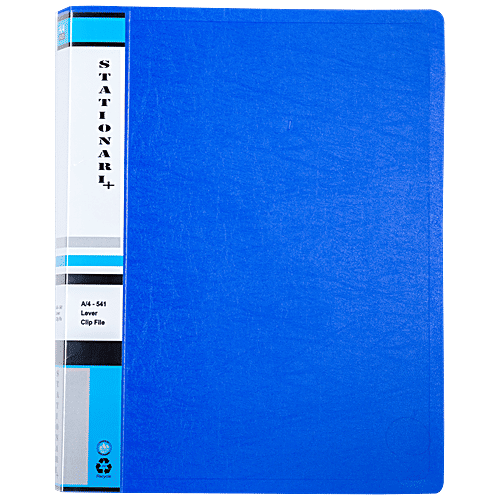 Buy Stationari 541 Timex Clip Punchless File - Plastic, A4 Online at ...