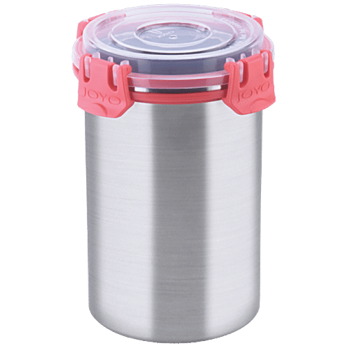 Buy Joyo Steel Steel Storage/Lunch Container - No.14, Pink, Klip It ...