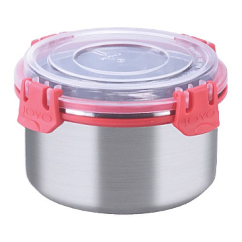 Buy Joyo Steel Steel Storage/Lunch Container - No.22, Pink, Klip It ...