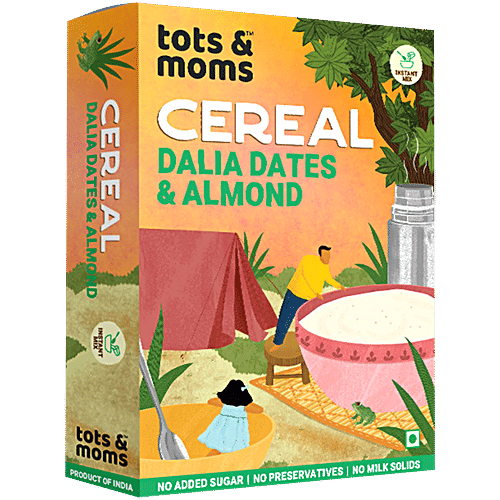 Buy Tots and Moms Foods Instant Dalia - Almond & Dates Online at Best ...