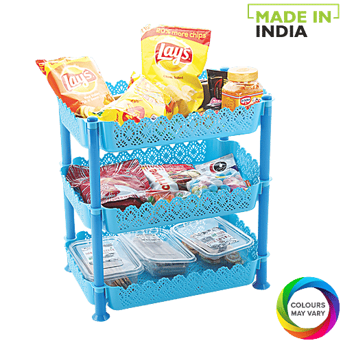 Buy Aristo Vertex Rectangular Multipurpose Plastic Kitchen Rack/Kitchen ...