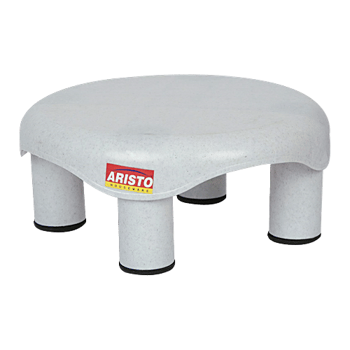 Buy Aristo Marvel Plastic Bathroom Patla & Stool - Plain, Assorted ...