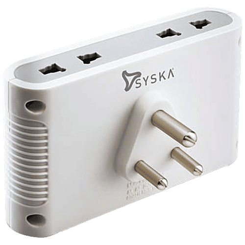 Buy Syska MPS-0401-O 4 Way Power Plug Online at Best Price of Rs 225 ...