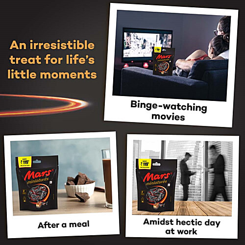 Buy Mars Miniatures - Caramel Chocolate Pack Online at Best Price of Rs ...