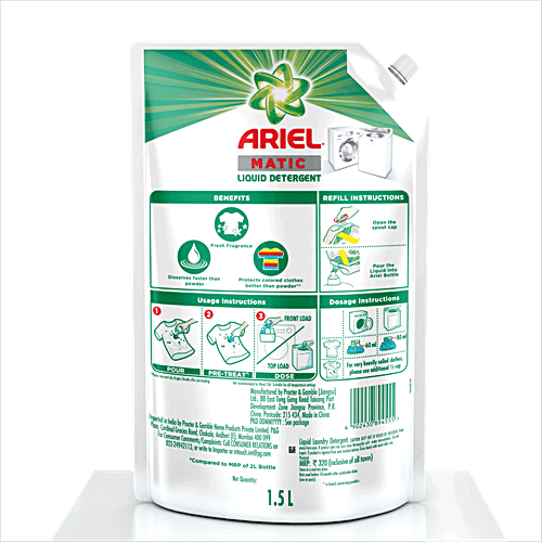 Buy Ariel Matic Liquid Detergent - Top & Front Load Online at Best ...