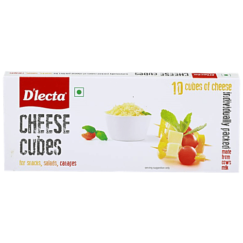 Buy D'lecta Processed Cheese Cubes - Made from Cow's Milk Online at ...