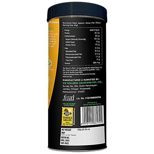 Buy True Elements Whole Jowar Flakes - Honey & Almonds, Helps In ...