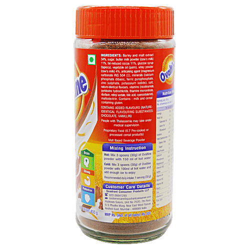 Buy Ovaltine Malt Based Beverage Powder - Chocolate Flavour Online at Best Price - bigbasket
