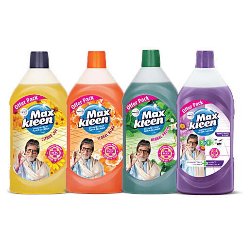Buy Maxkleen Disinfectant Floor Cleaner - Citrus Joy, Kills 99.9% Germs ...